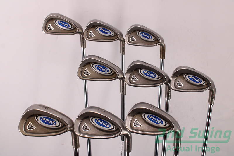 Used Ping i5 Iron Set 4-SW Rifle Prescion Steel Regular Right Handed Red dot 38.0in Used Golf ...
